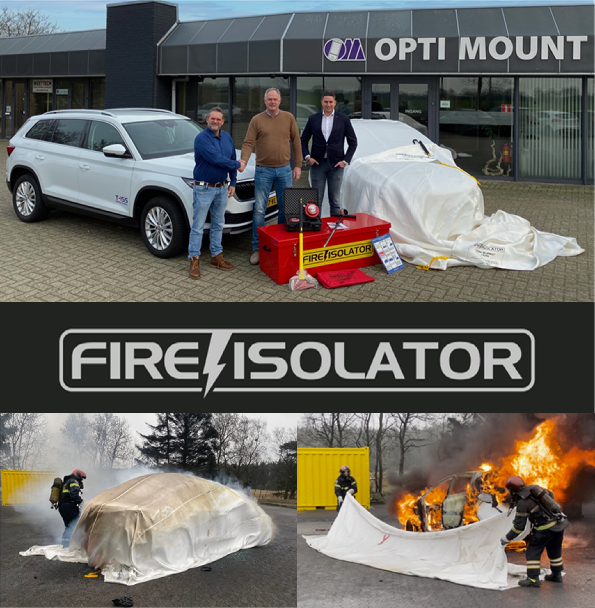 Opti Mount distributeur Fire Isolator.